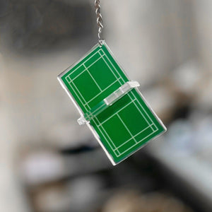 Wholesale Badminton Ping Pong Table Acrylic Keychains ACC-KC-XiaoCha003