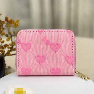 Wholesale love pink small wallet