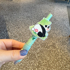 Wholesale Cute Acrylic Streamer Panda Ballpoint Pen