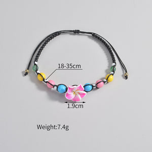 Wholesale cherry blossom shell anklet