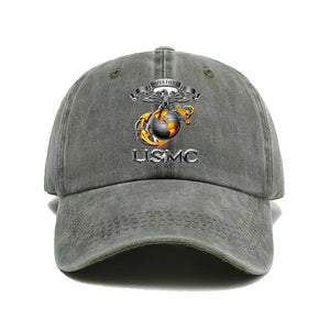 Wholesale US Marine Corps Badge Vintage Baseball Cap